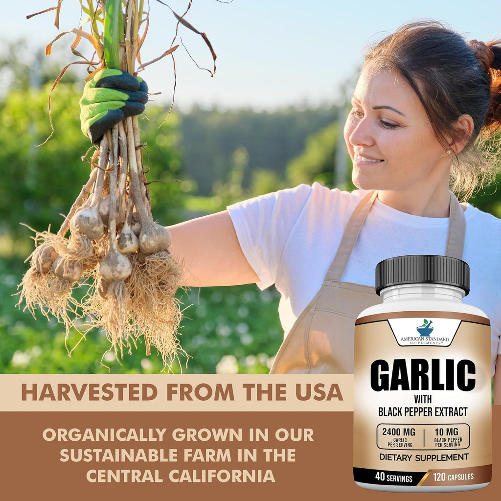 immune support garlic capsules