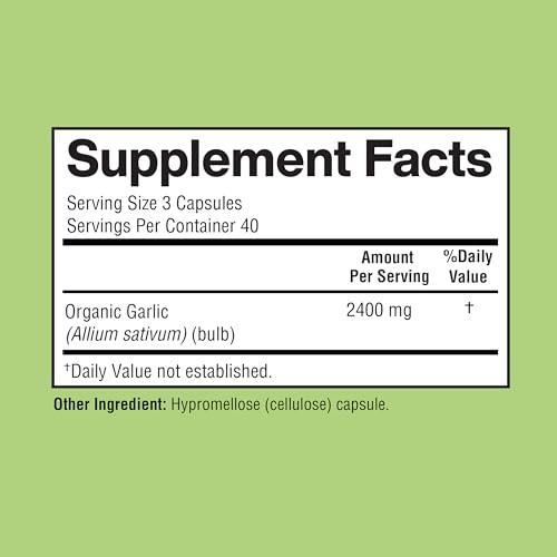 immune support garlic capsules