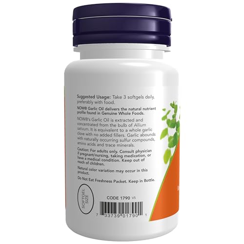 immune support garlic oil capsules