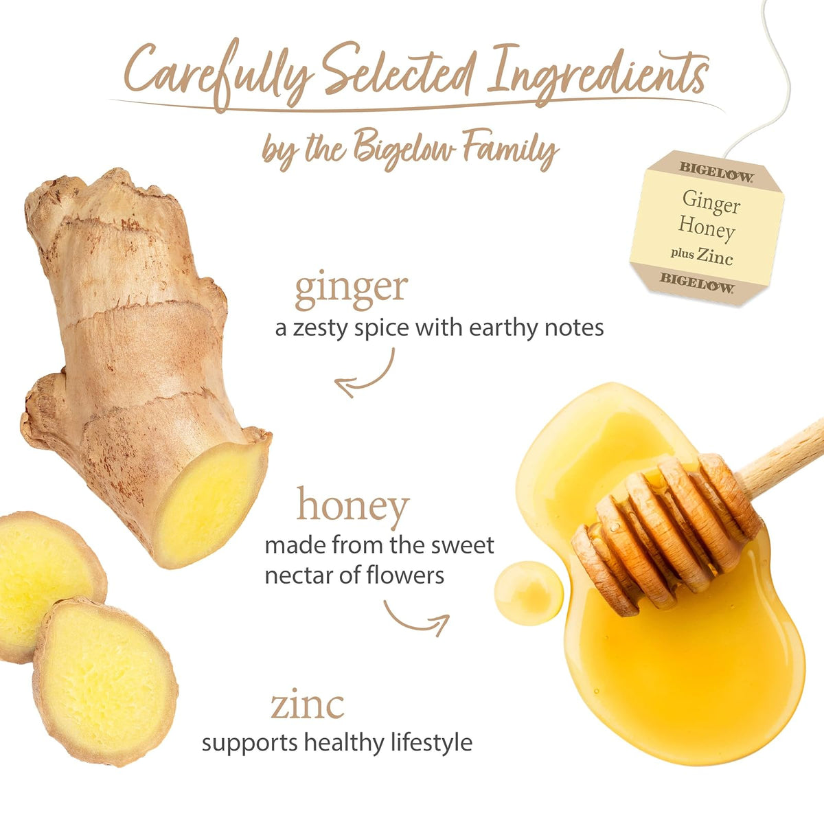 immune support ginger honey tea