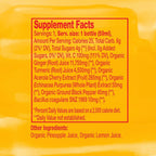 Immune support ginger tea shot