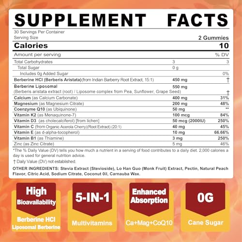 immune support gummies with berberine
