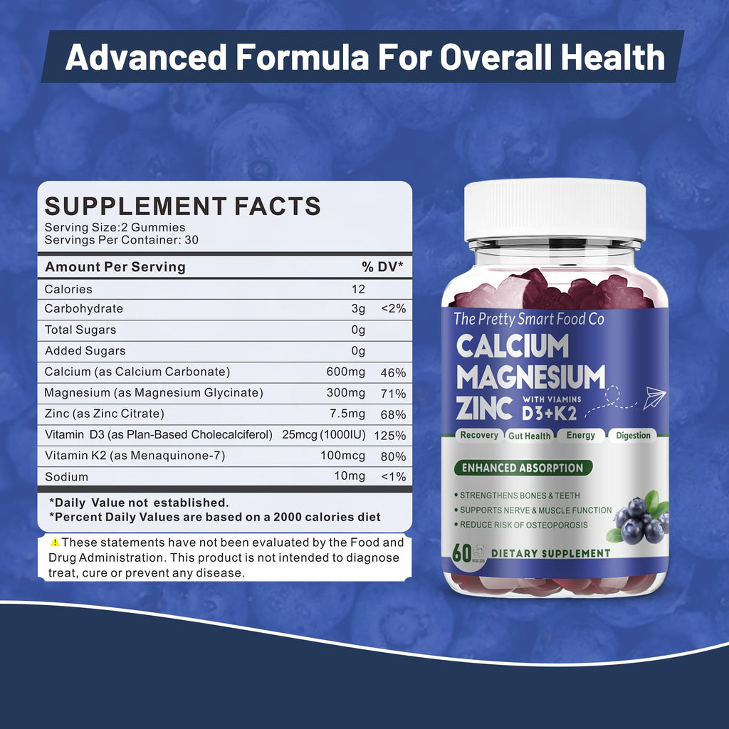 immune support gummies with calcium