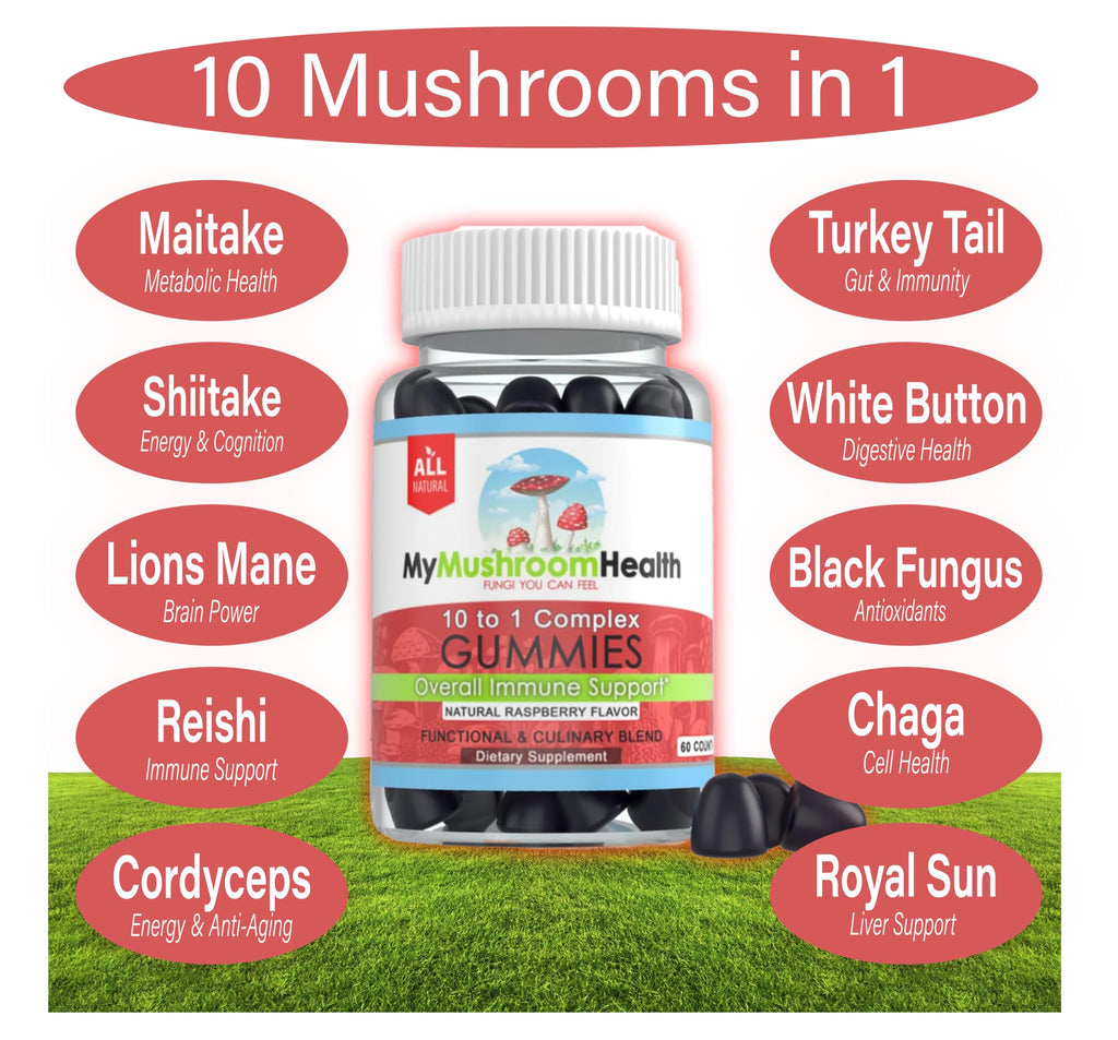 immune support gummies with mushrooms
