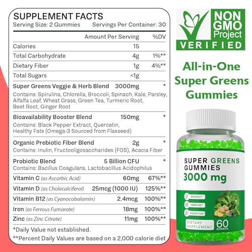 Immune support gummies with veggies