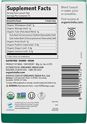Immune support herbal powder packets