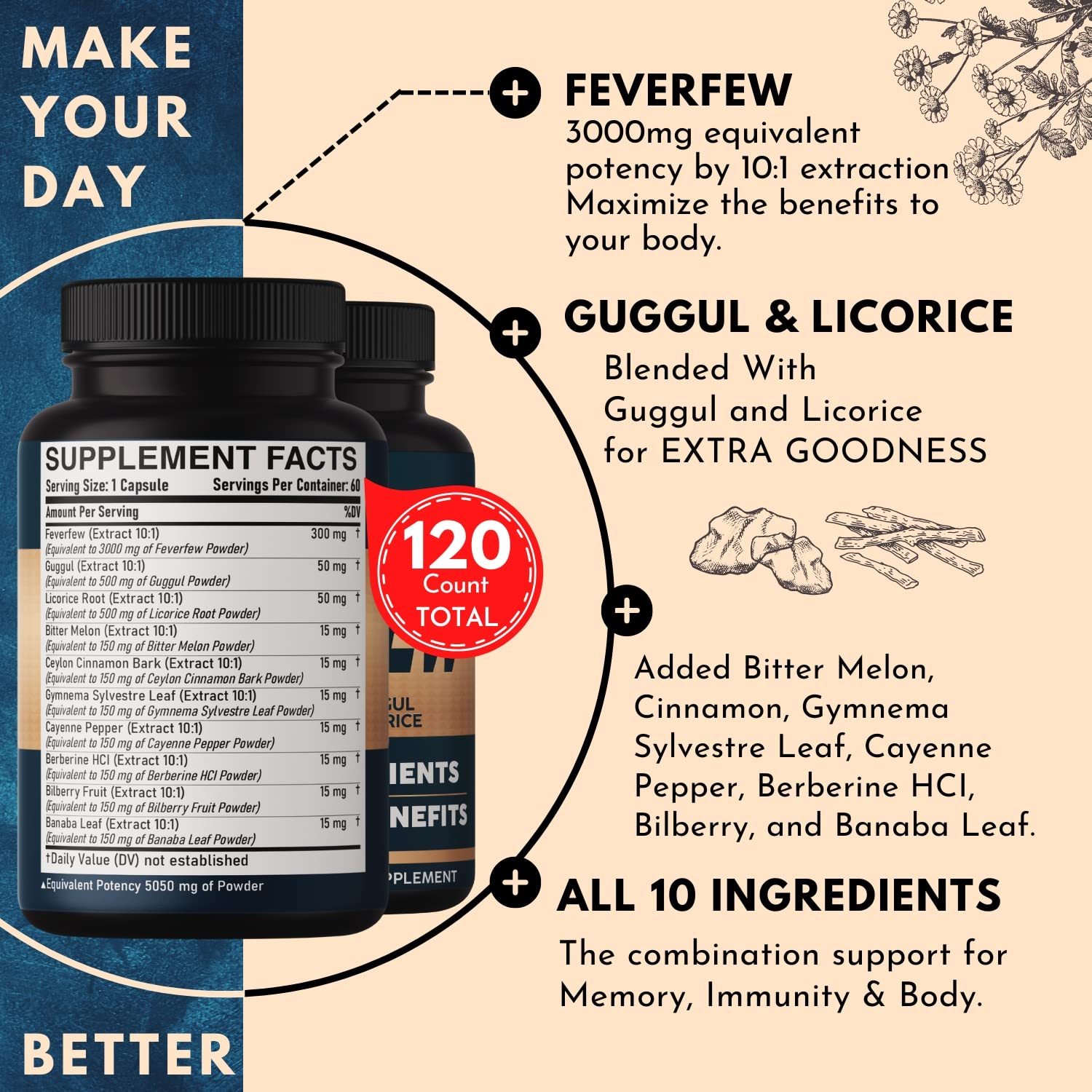 immune support herbal supplement capsules