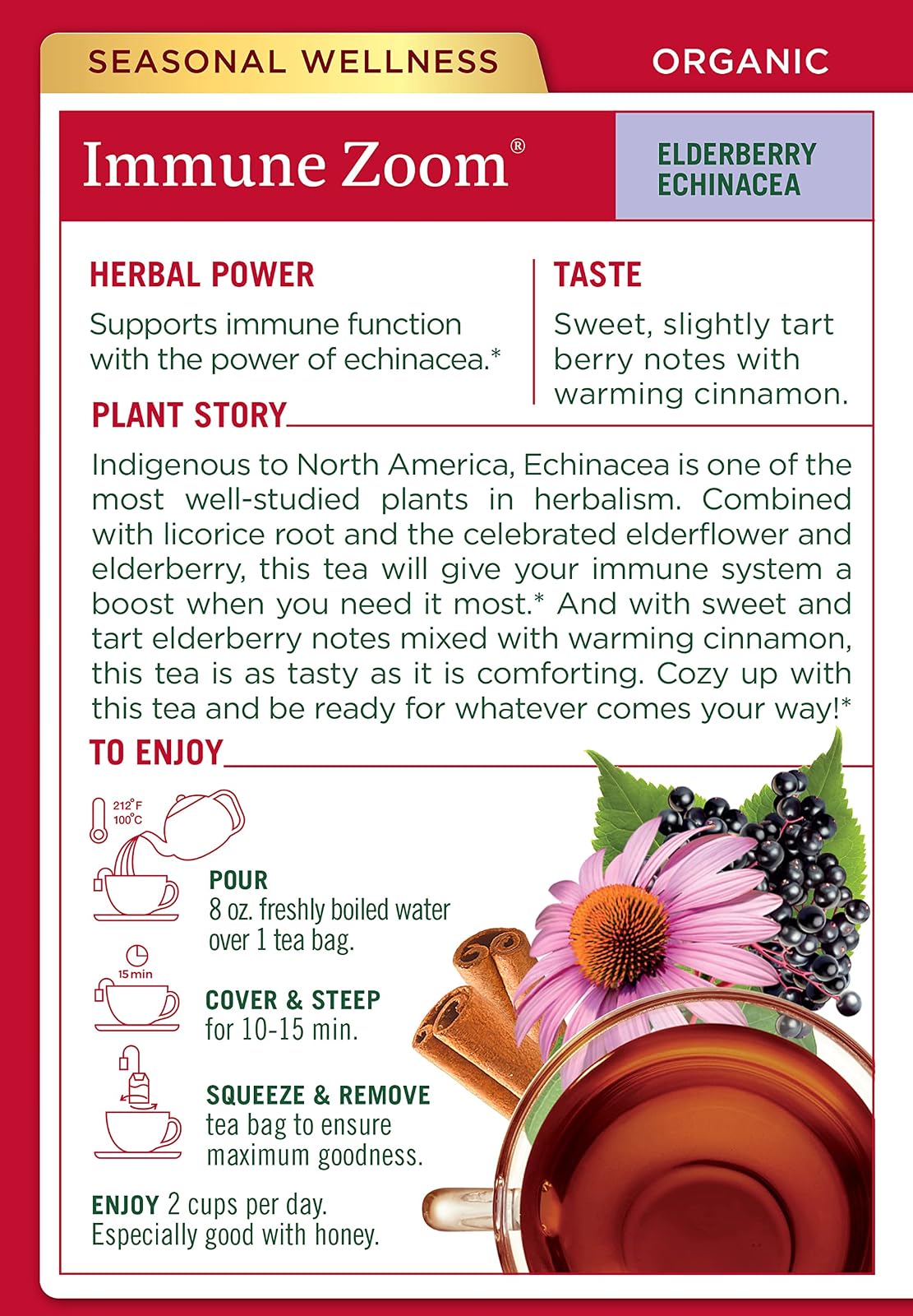 immune support herbal tea blend