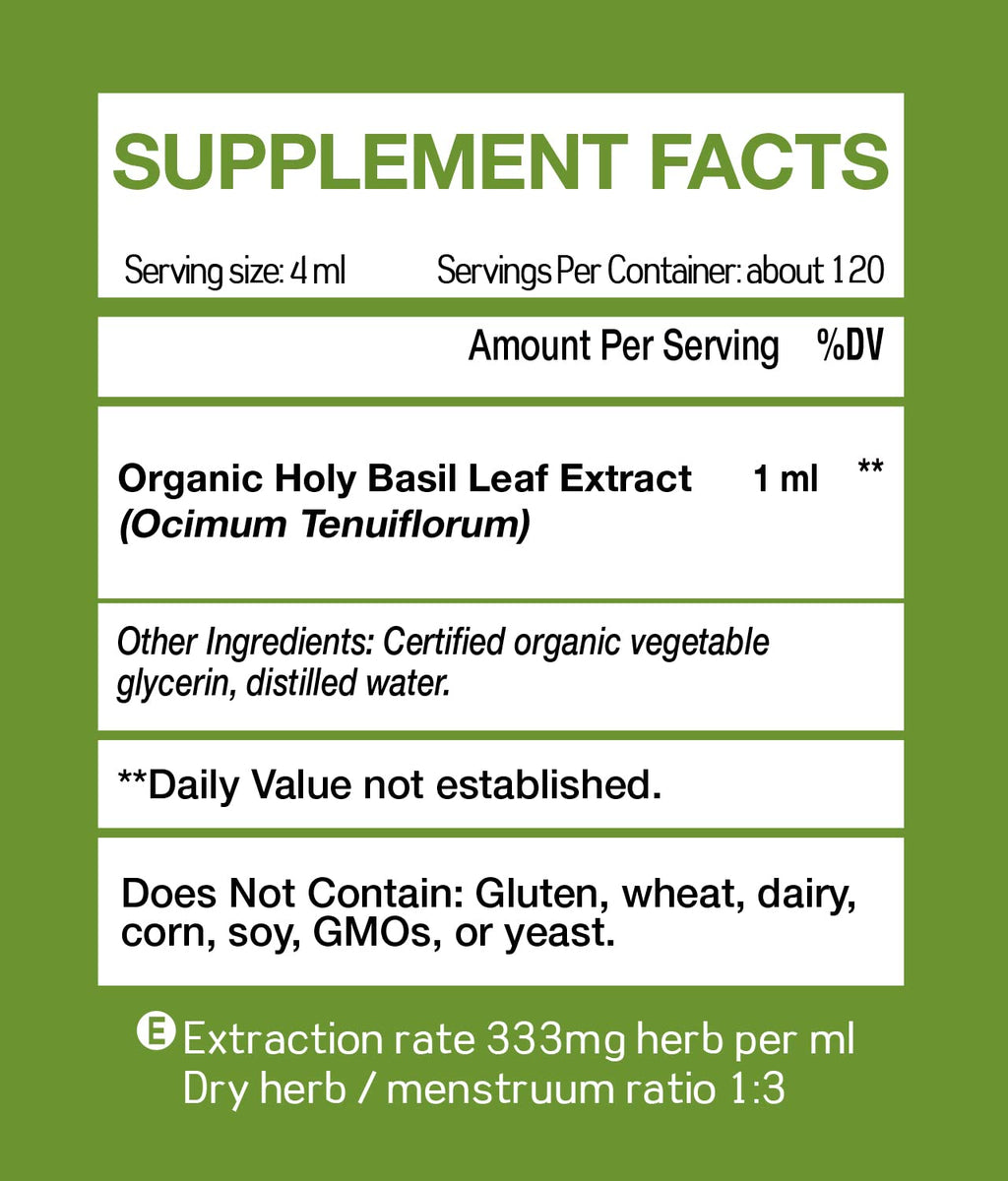 immune support holy basil supplement