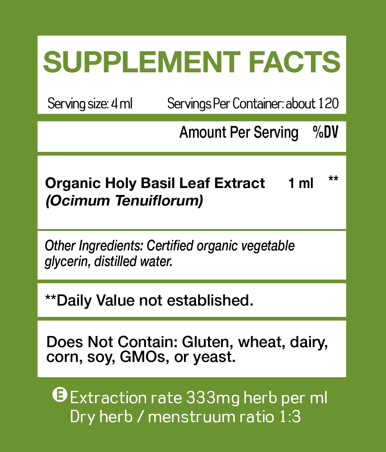 immune support holy basil supplement