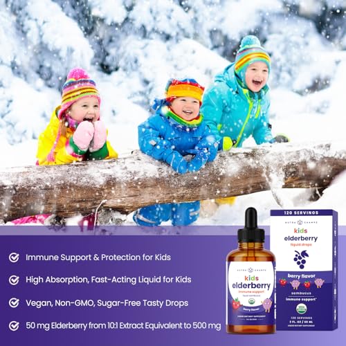 immune support kids vitamins elderberry