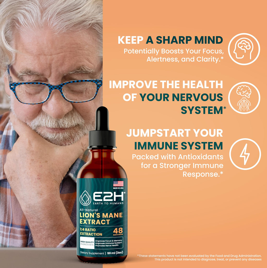 Immune support Lions Mane mushroom extract