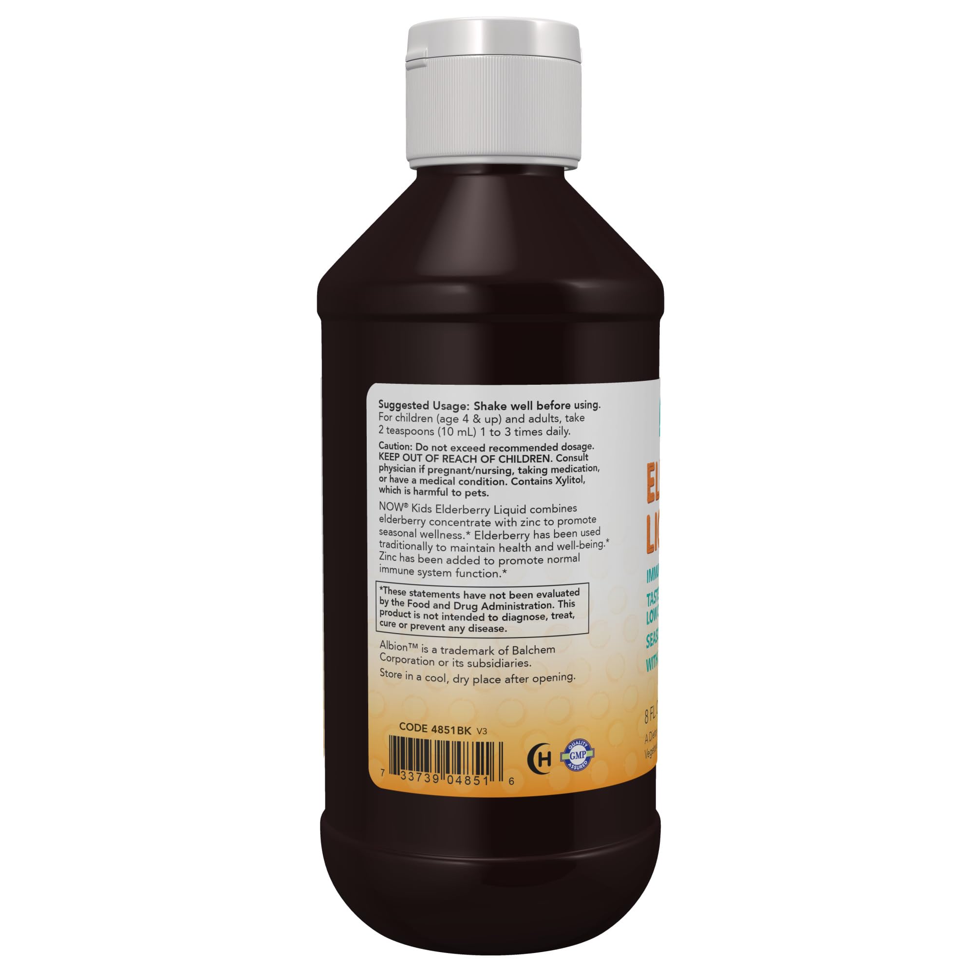 immune support liquid elderberry formula