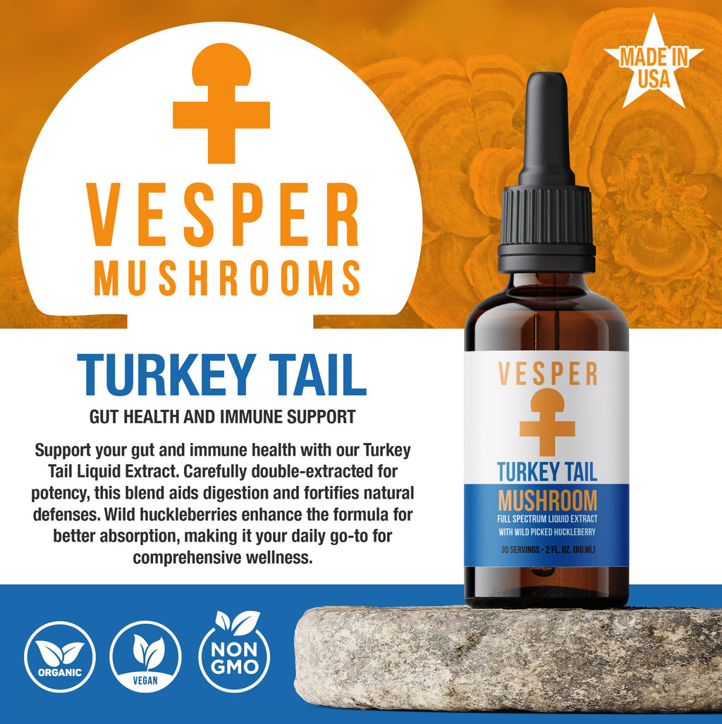 Immune support liquid mushroom supplement