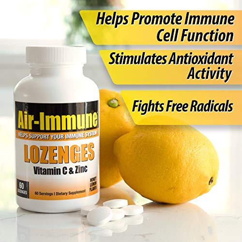 Immune support lozenges with zinc