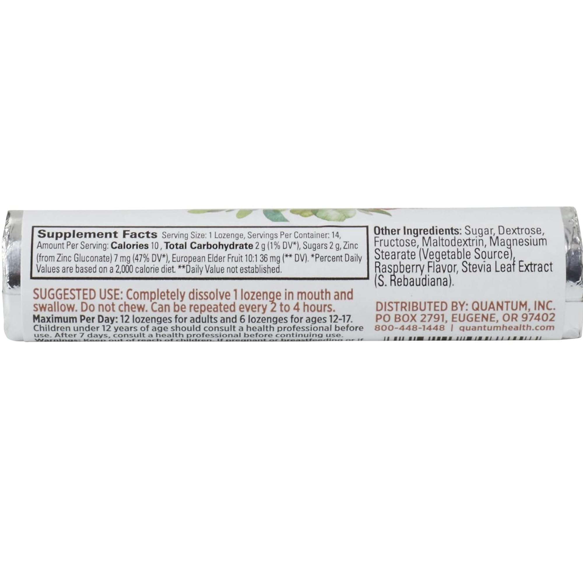 immune support lozenges with zinc