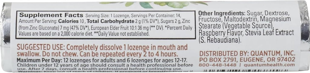 immune support lozenges with zinc