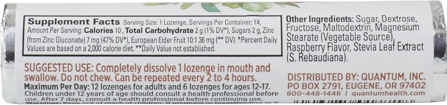 immune support lozenges with zinc