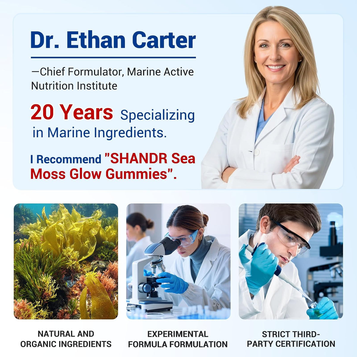 Immune support multivitamins with sea moss