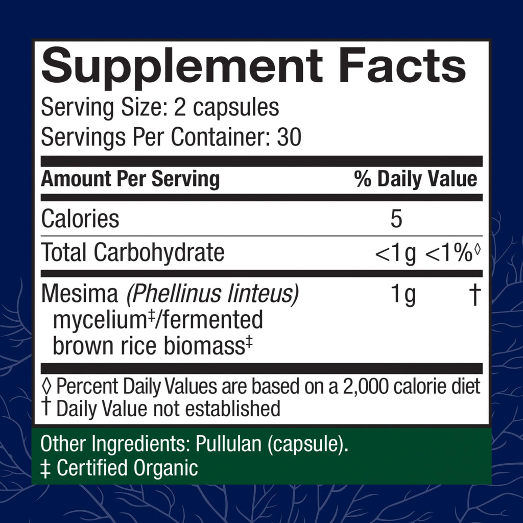 Immune support mushroom capsules