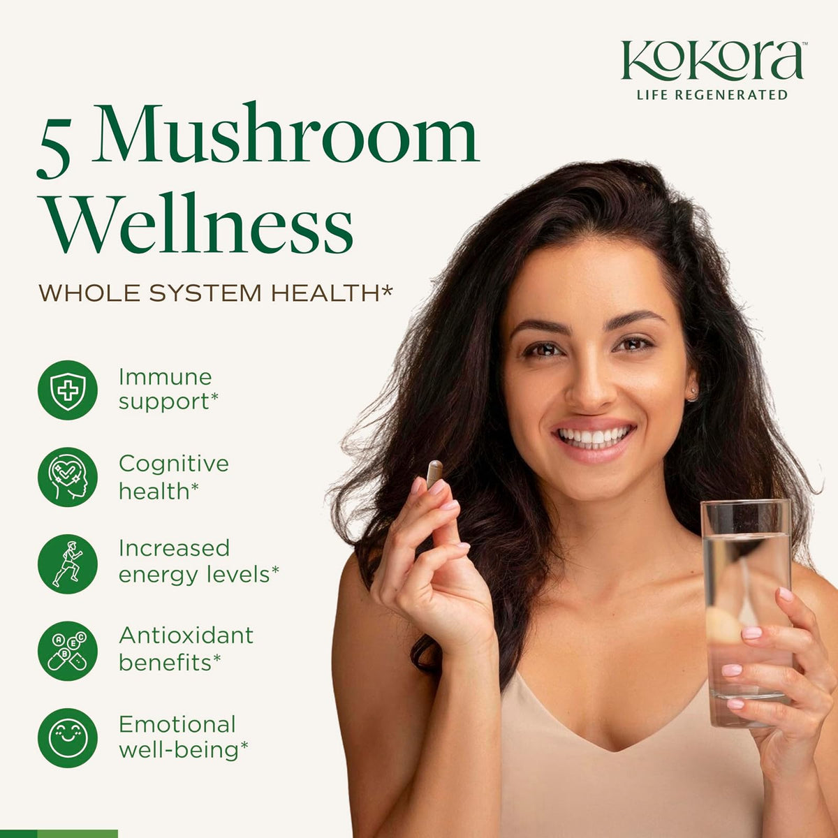 immune support mushroom capsules