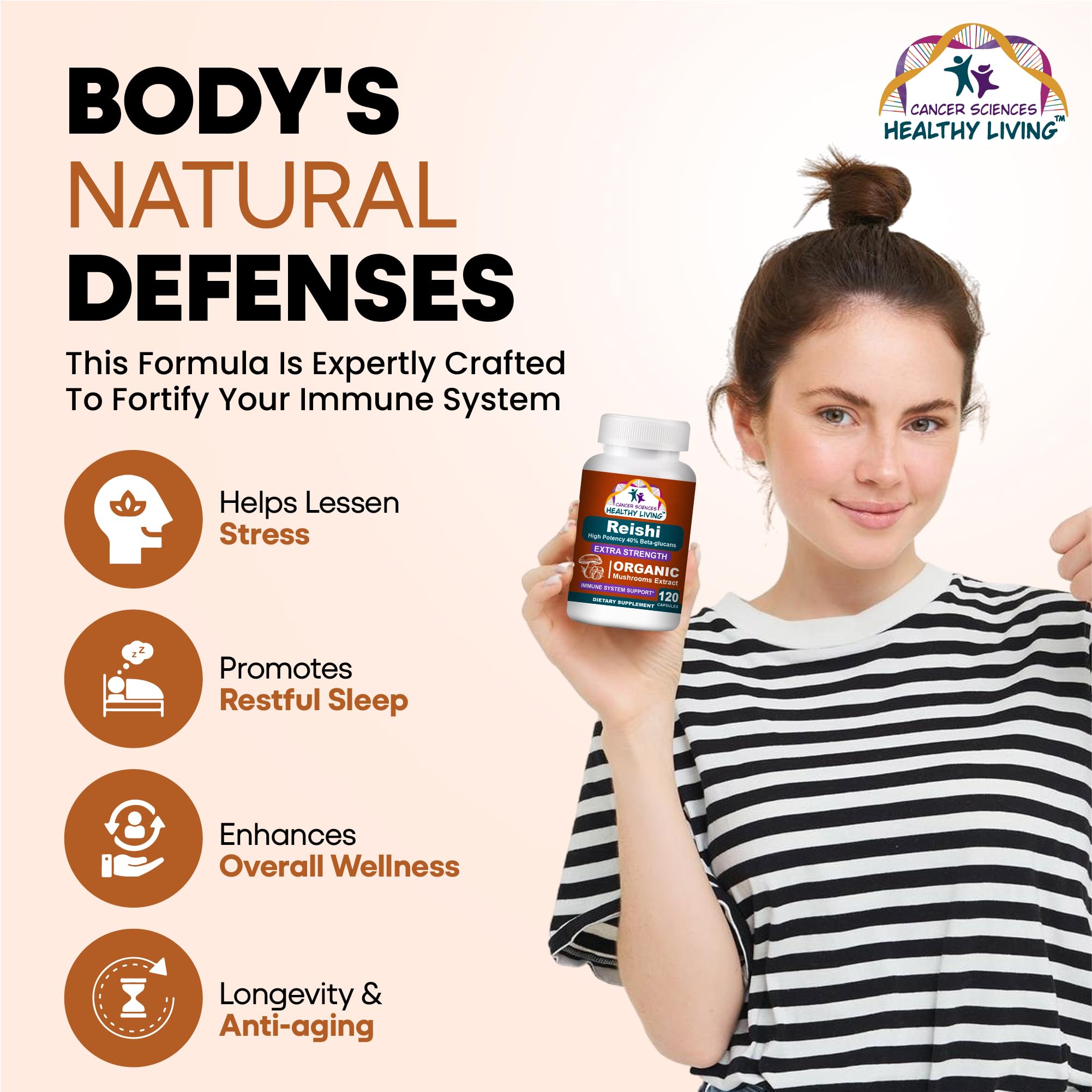 immune support mushroom capsules