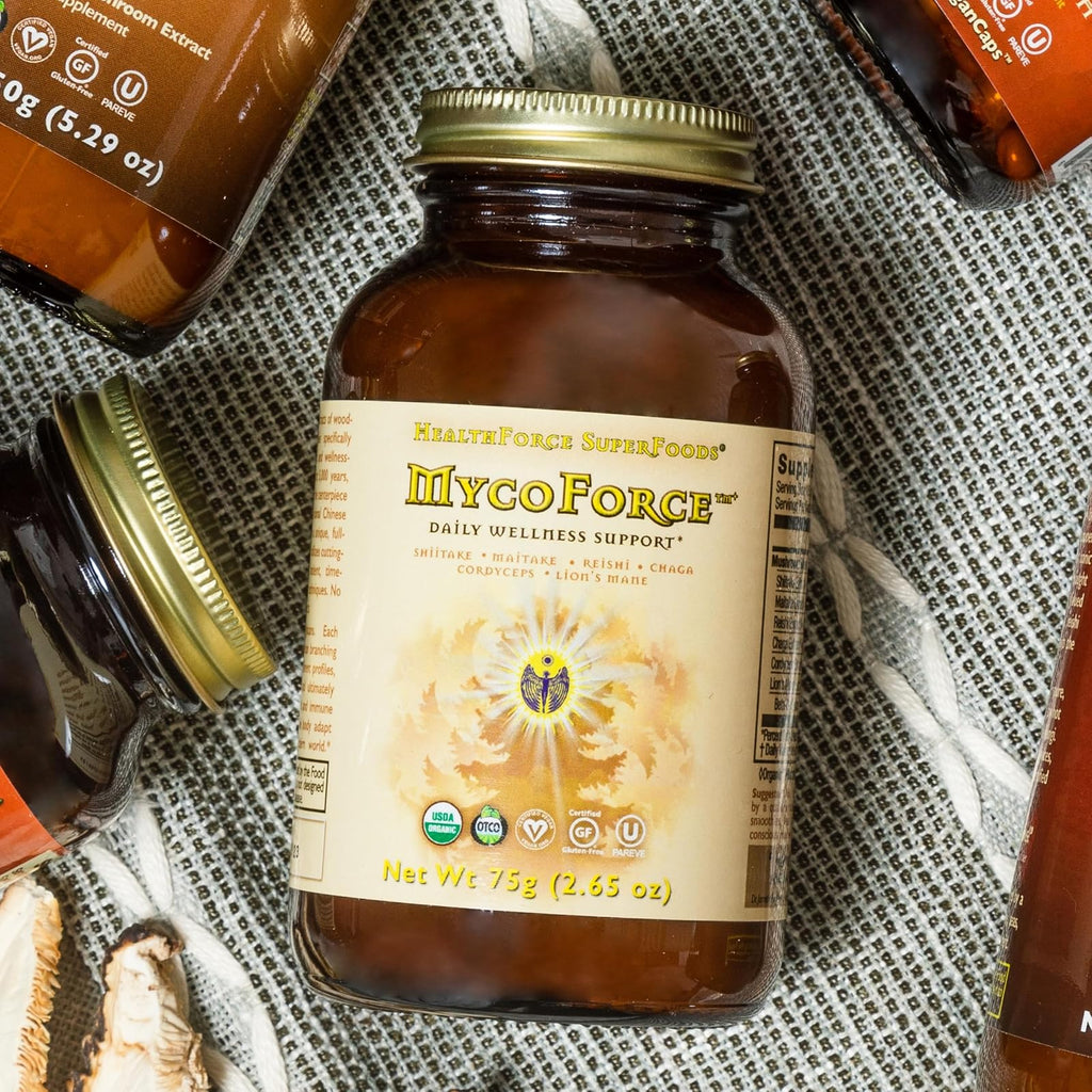 immune support mushroom powder blend