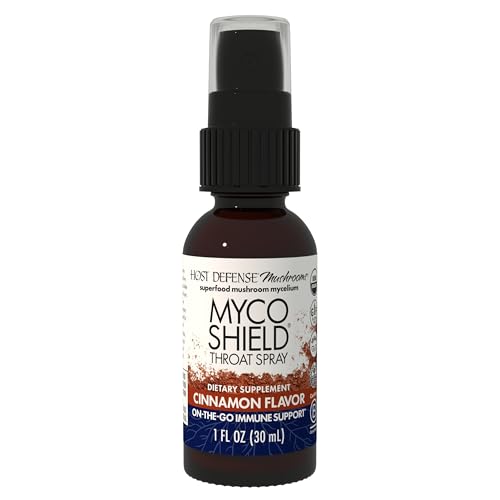 immune support mushroom throat spray