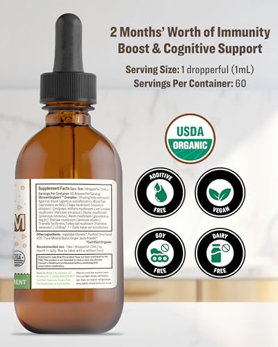 immune support mushroom tincture for health