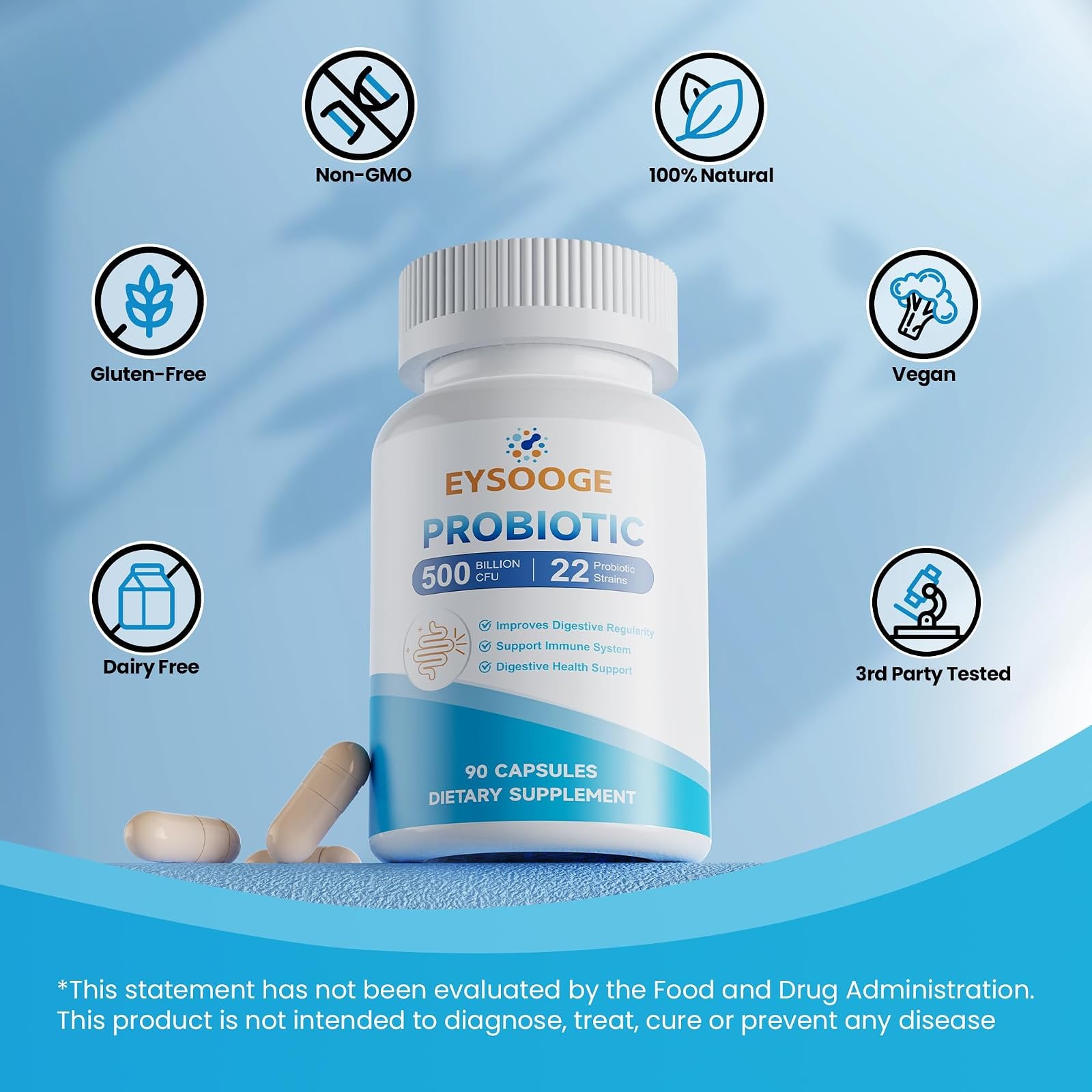 immune support probiotics 500 billion
