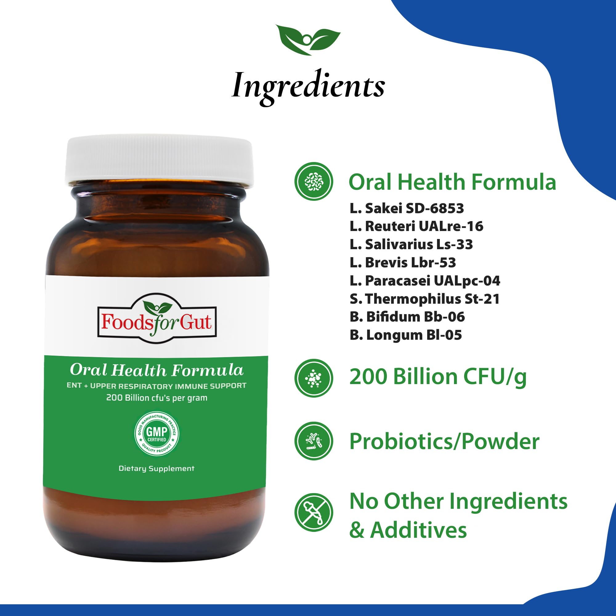 Immune support probiotics for ENT