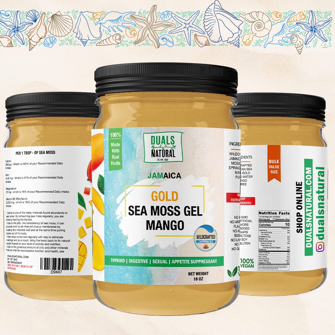 Immune support sea moss gel