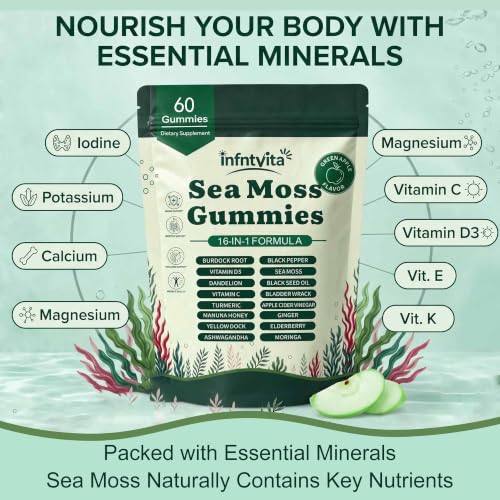immune support sea moss gummies