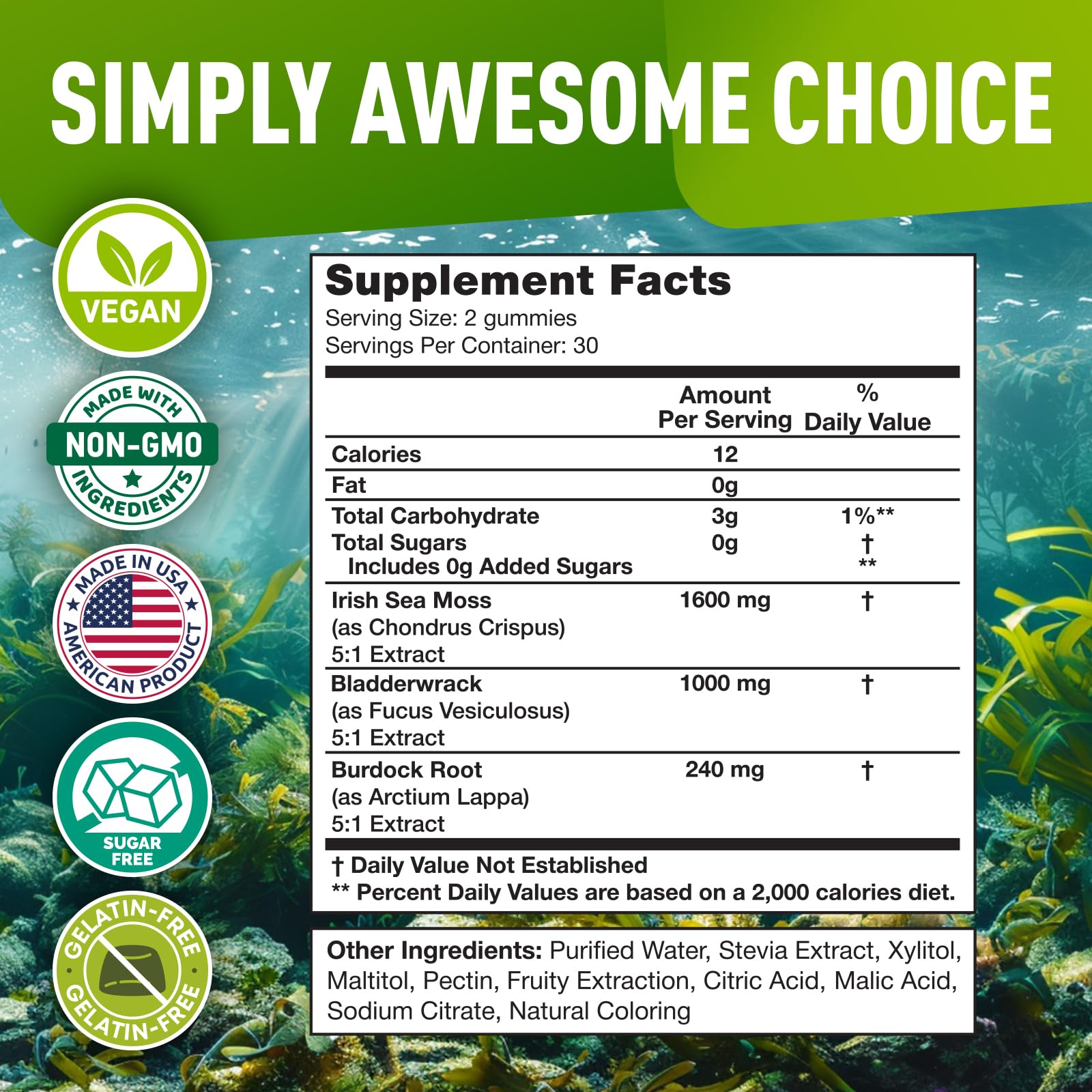 immune support sea moss gummies