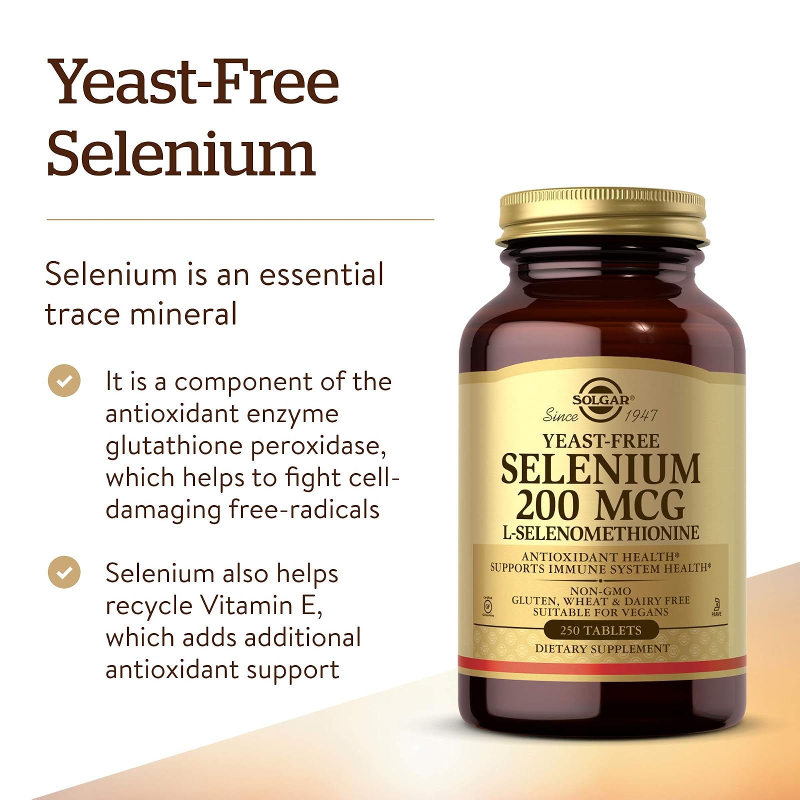 immune support selenium tablets