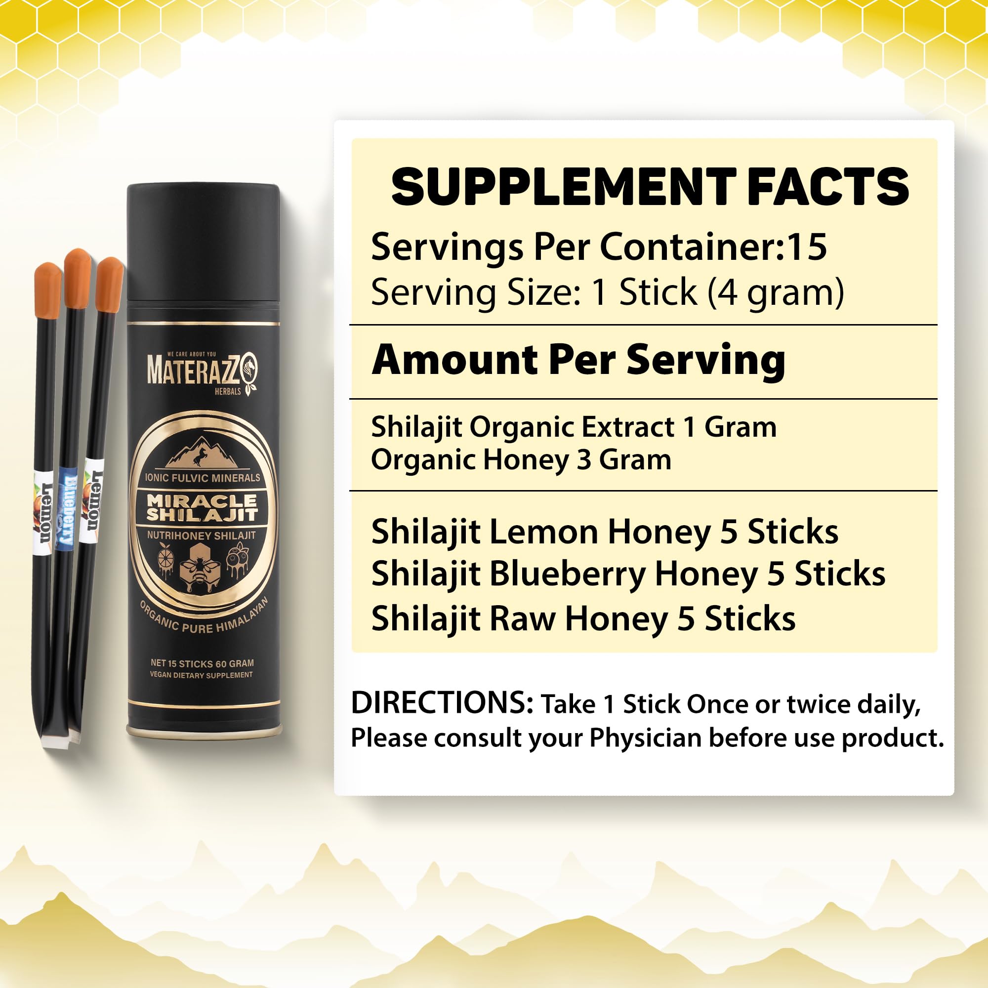 immune support shilajit honey