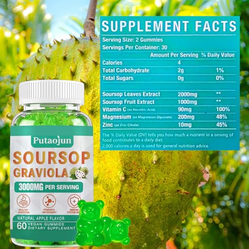 Immune support Soursop gummies
