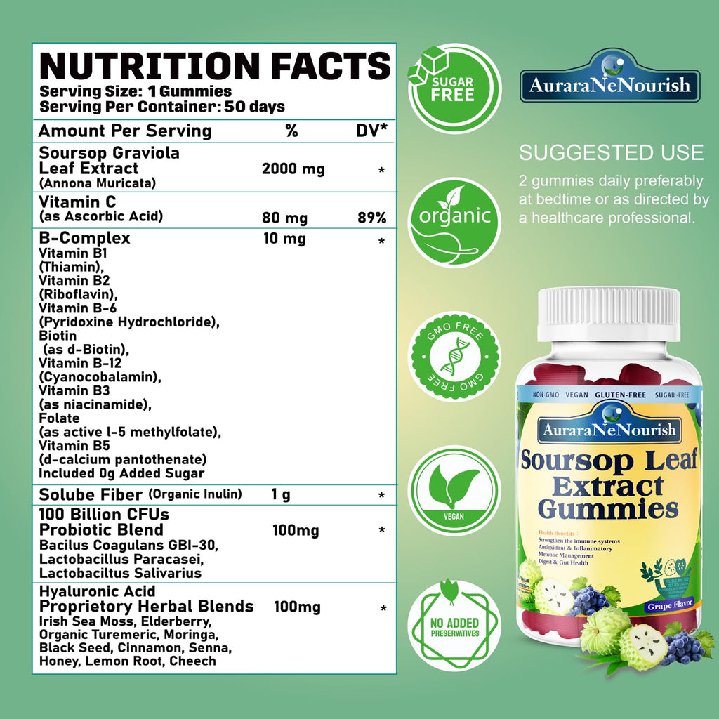 immune support soursop gummies
