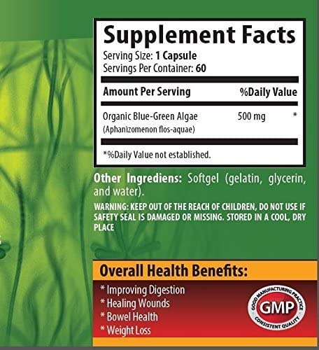 immune support spirulina capsules