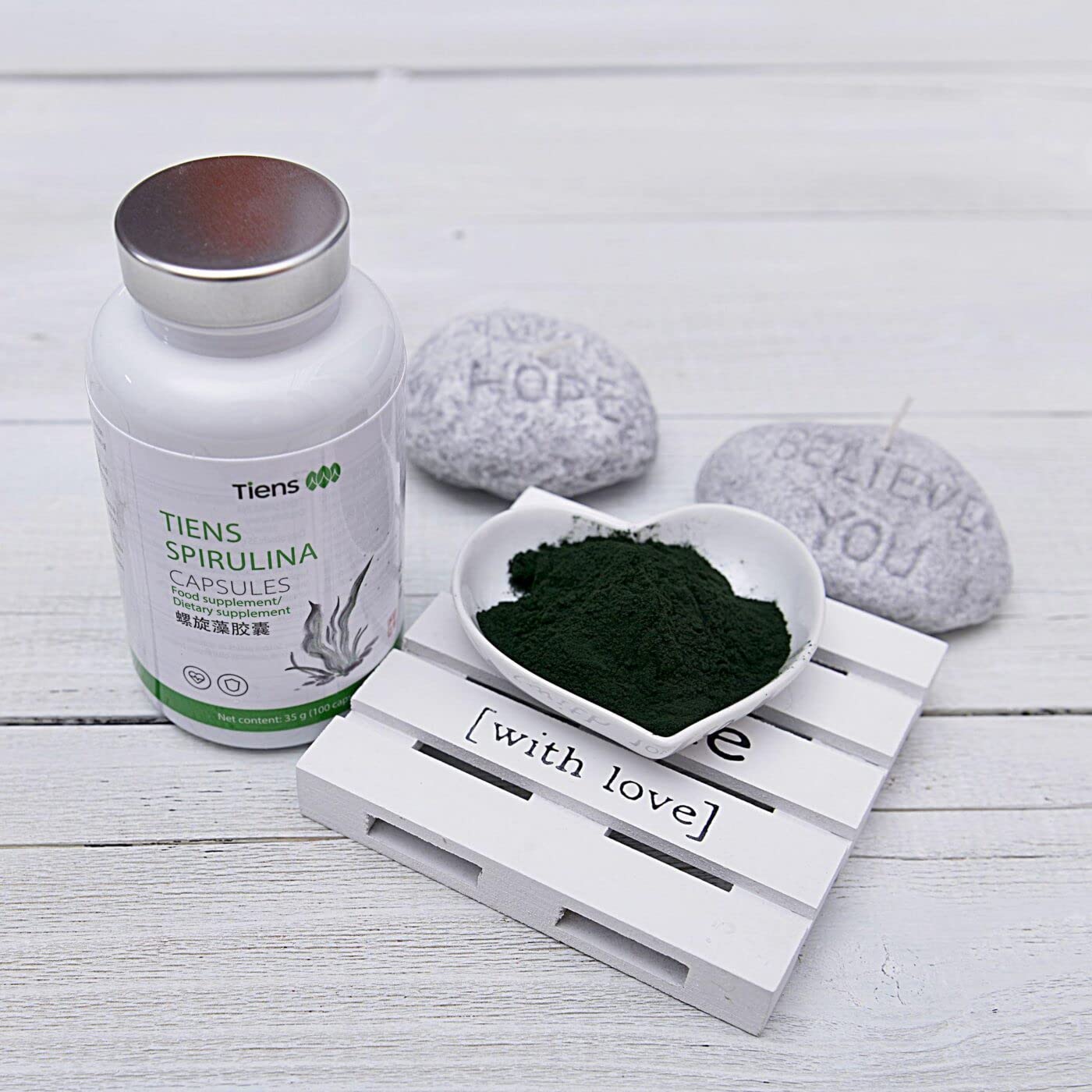 immune support spirulina capsules