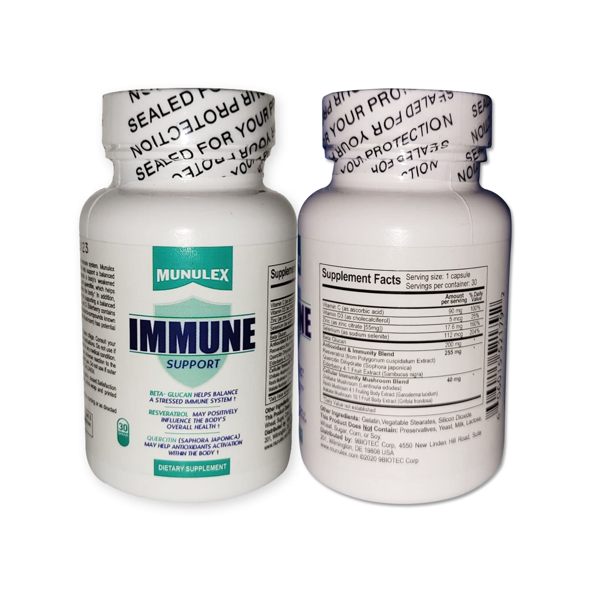 immune support supplement with mushrooms