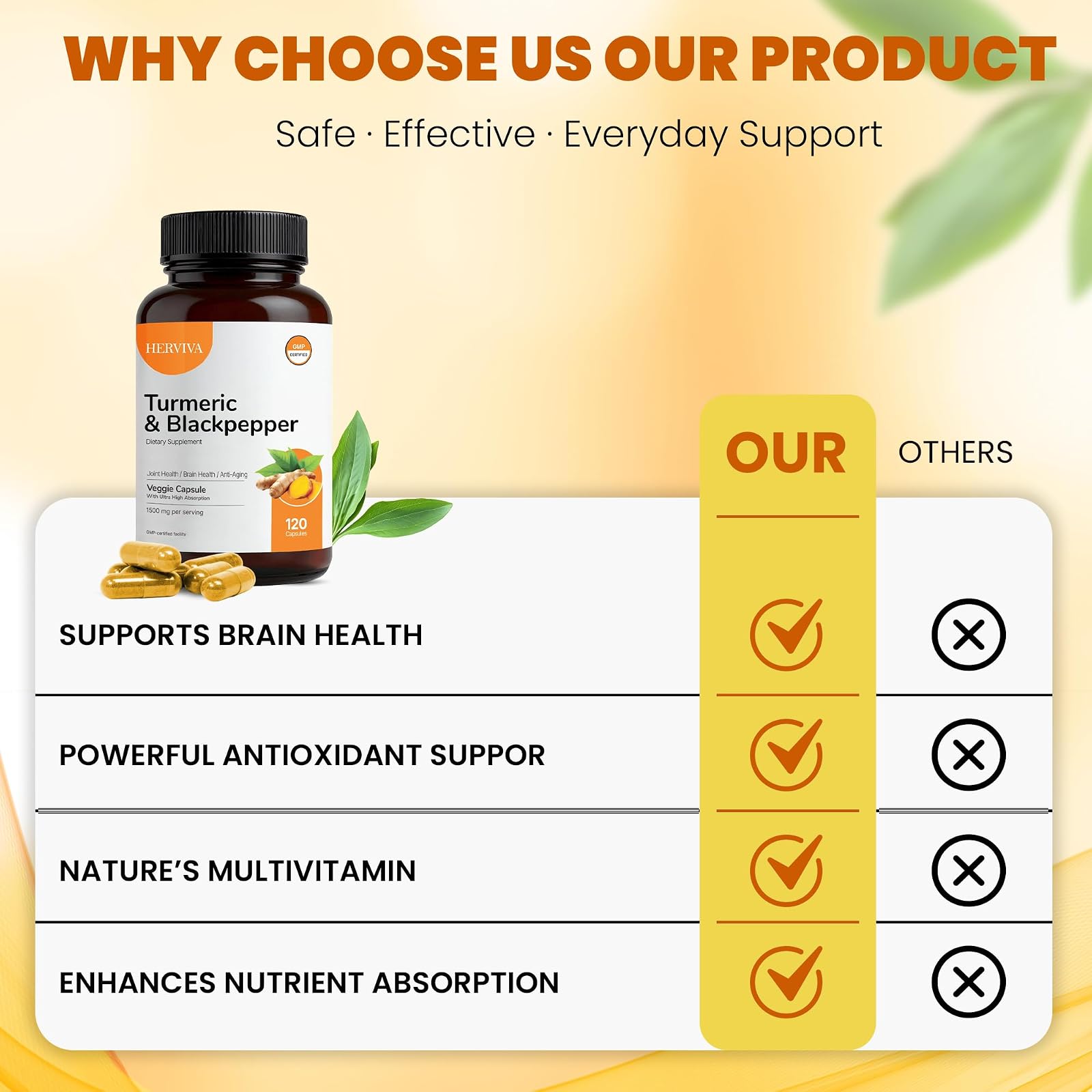 immune support turmeric curcumin formula