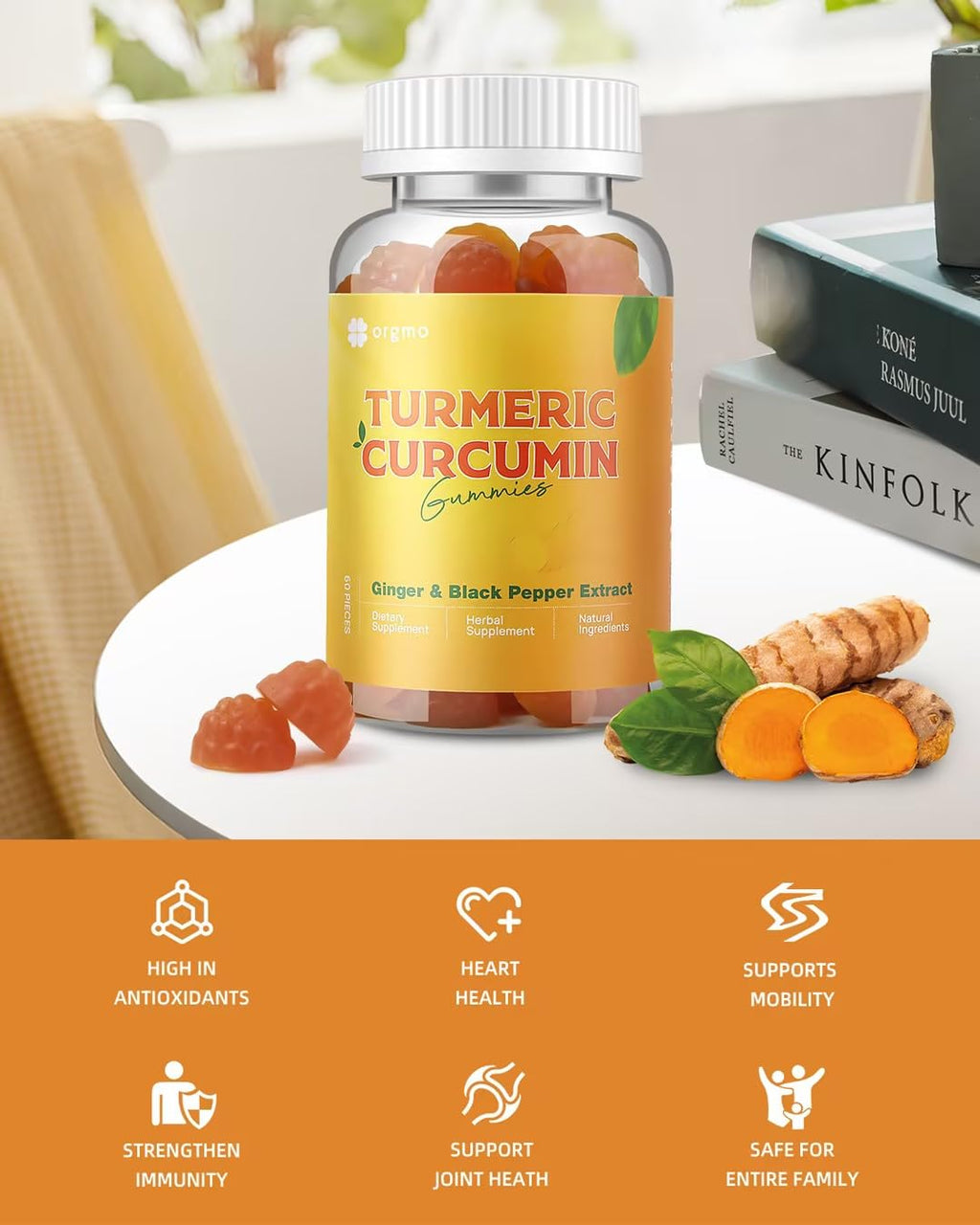 immune support turmeric ginger gummies