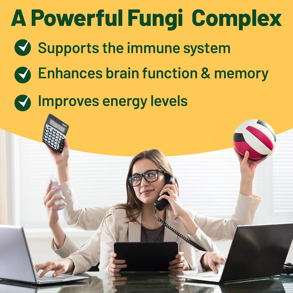 immune support vegan mushroom formula