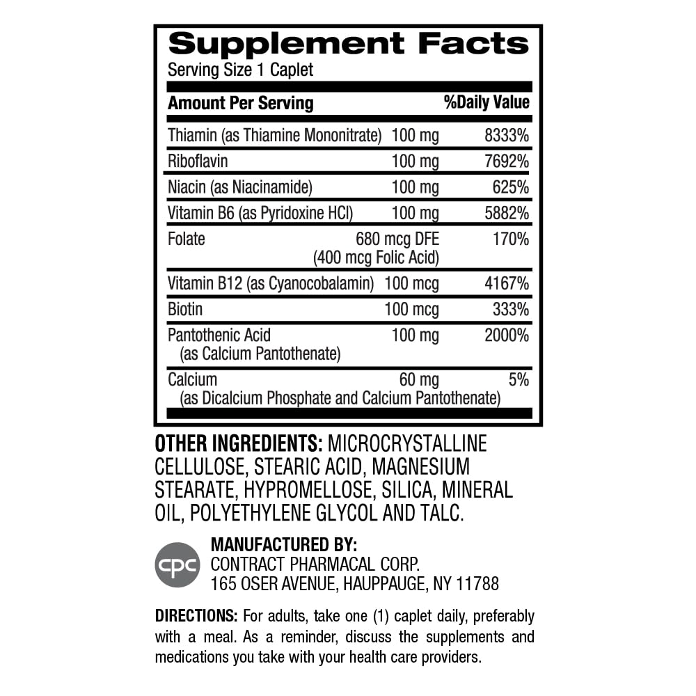 Immune support vitamin B tablets
