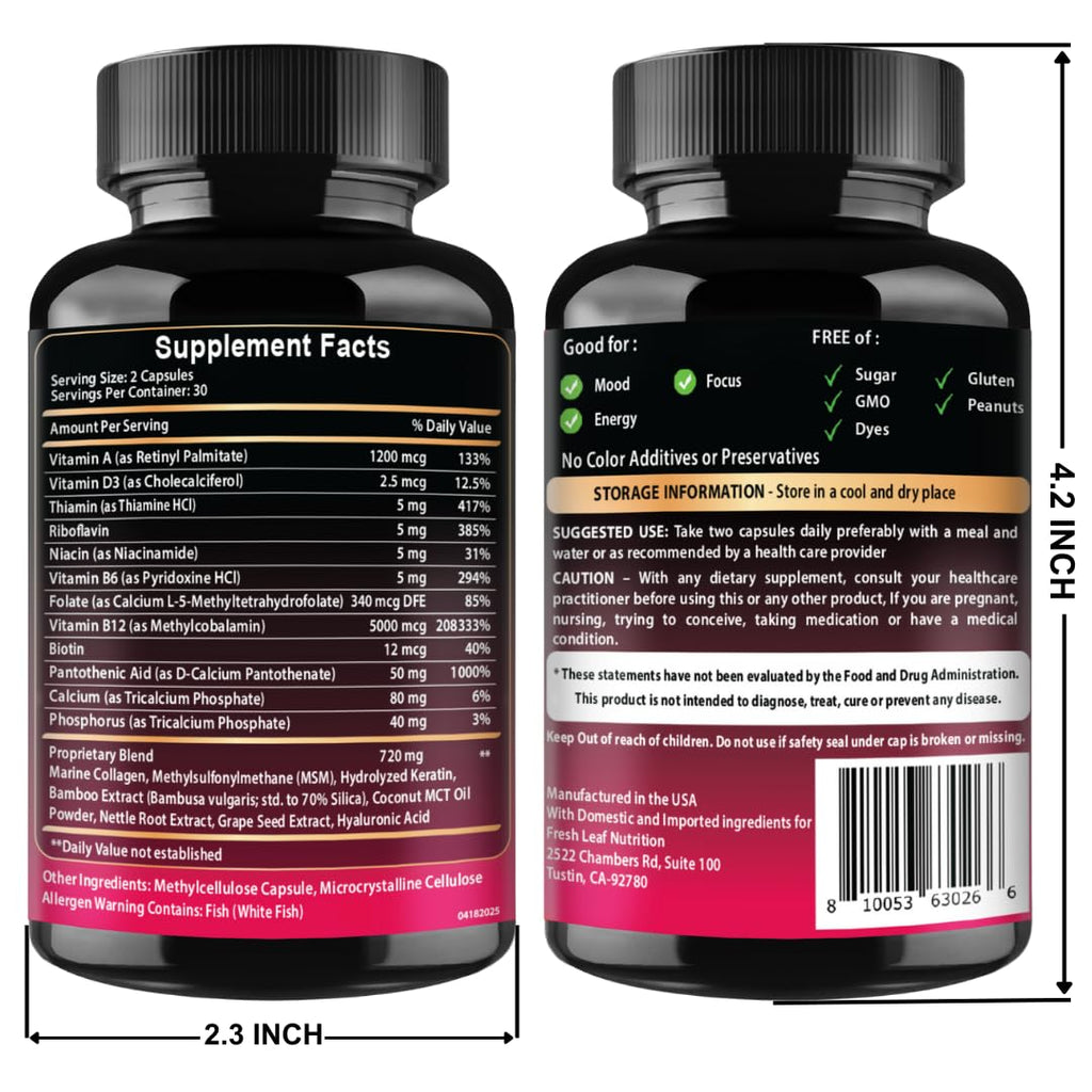 immune support vitamin b12 capsules