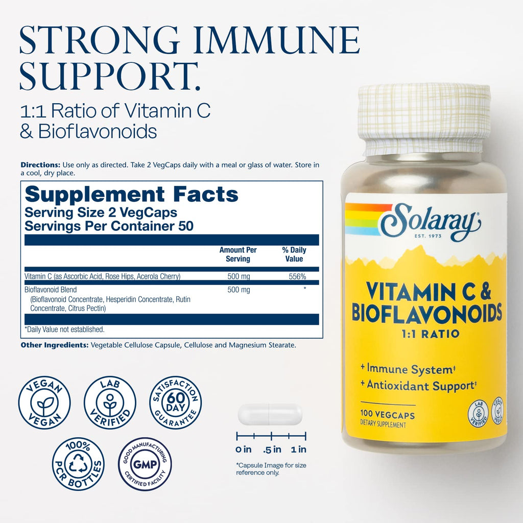 immune support vitamin c capsules