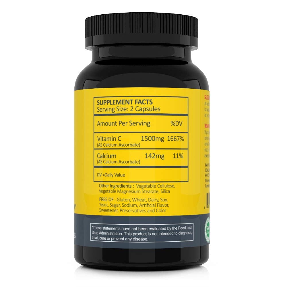 immune support vitamin C capsules