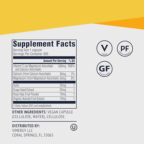 immune support vitamin C capsules