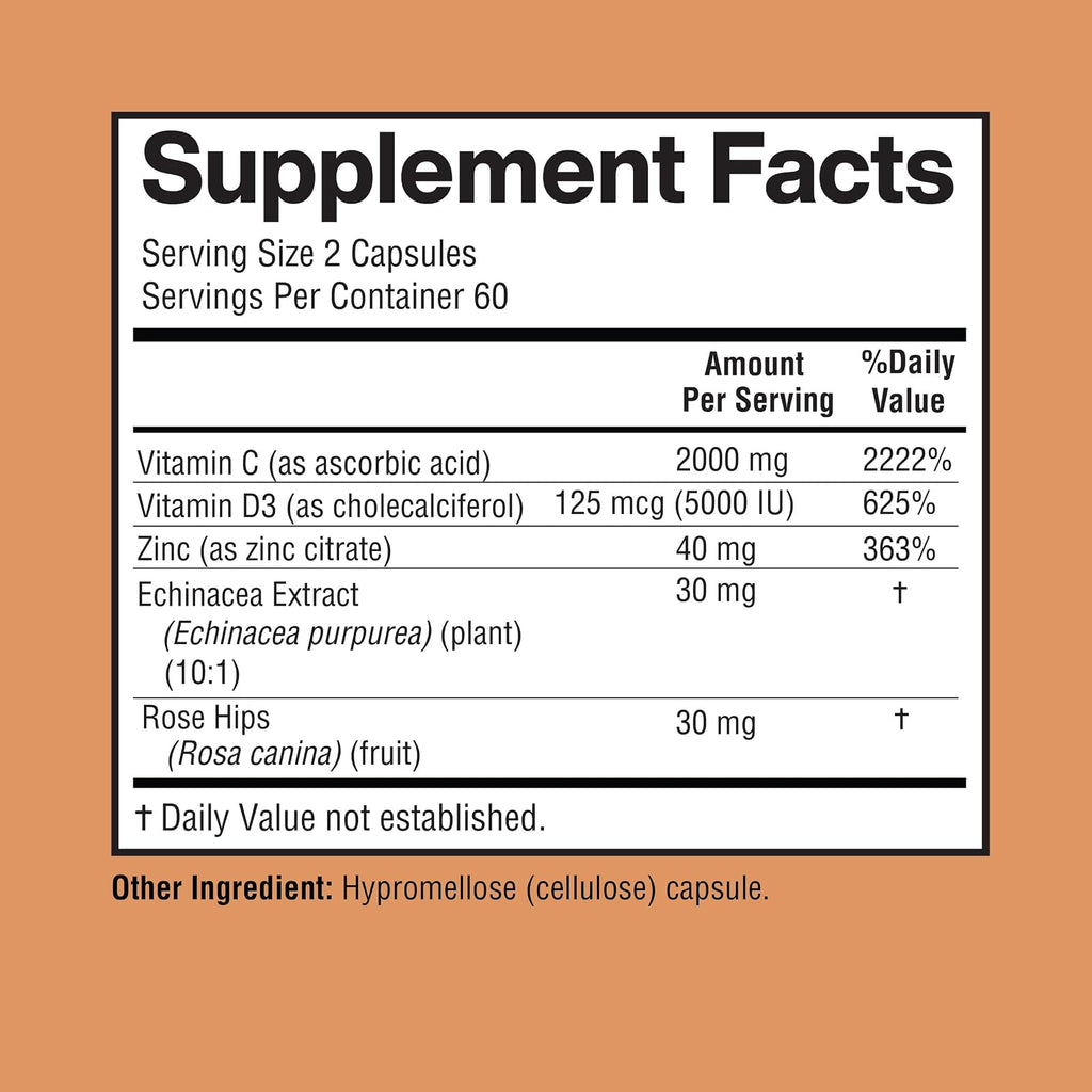 immune support vitamin C supplement